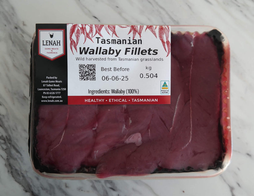 Wallaby fillet plain 400gm – Lenah Game Meats